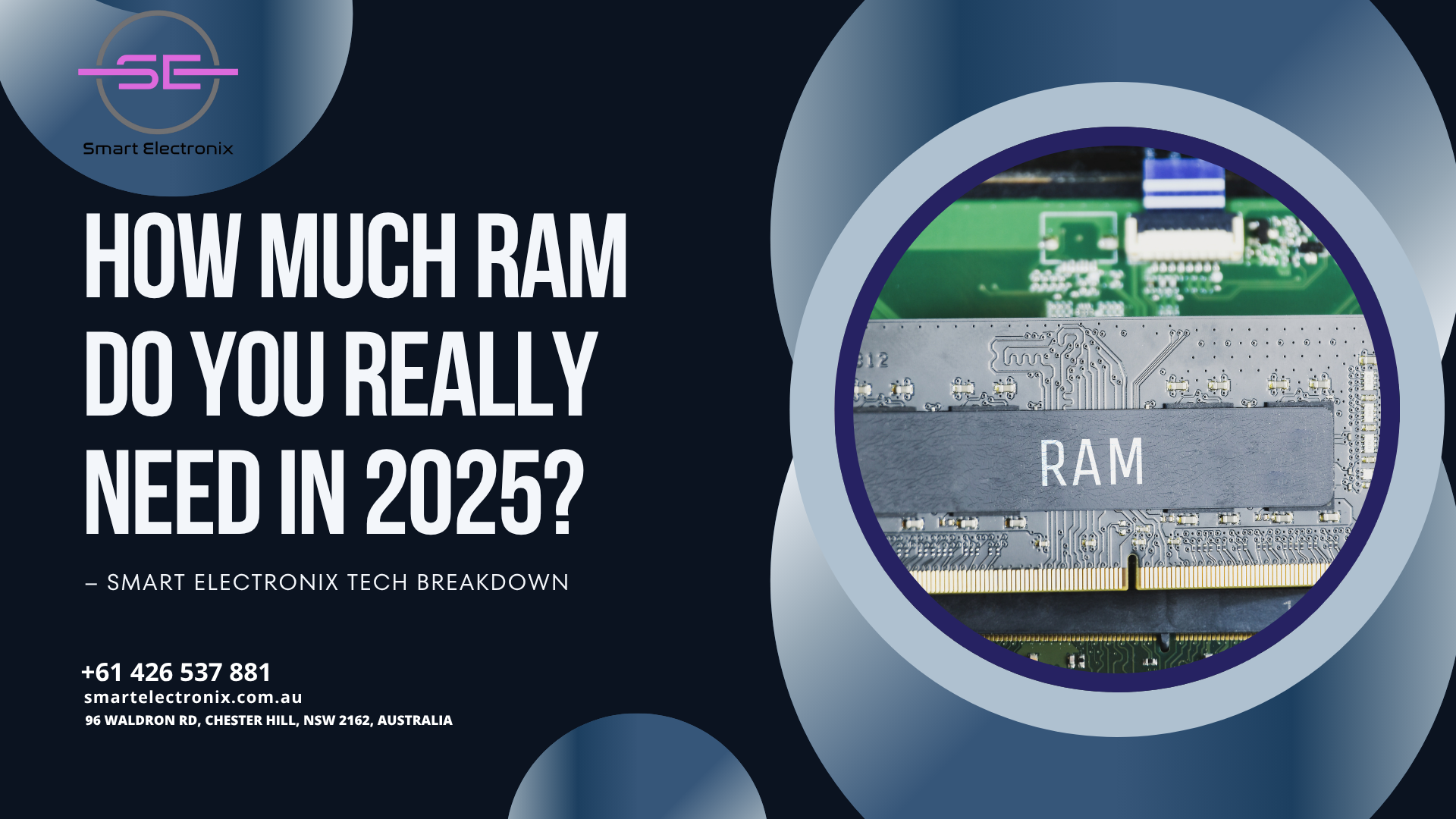 How Much RAM Do You Really Need in 2025? – Smart Electronix Tech Breakdown - Smart Electronix