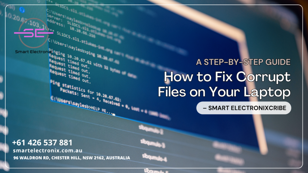 How to Fix Corrupt Files on Your Laptop: A Step-by-Step Guide – Smart Electronix - Smart Electronix