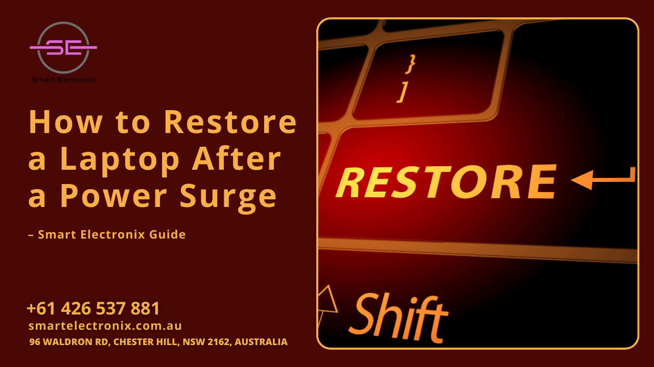 How to Restore a Laptop After a Power Surge – Smart Electronix Guide - Smart Electronix